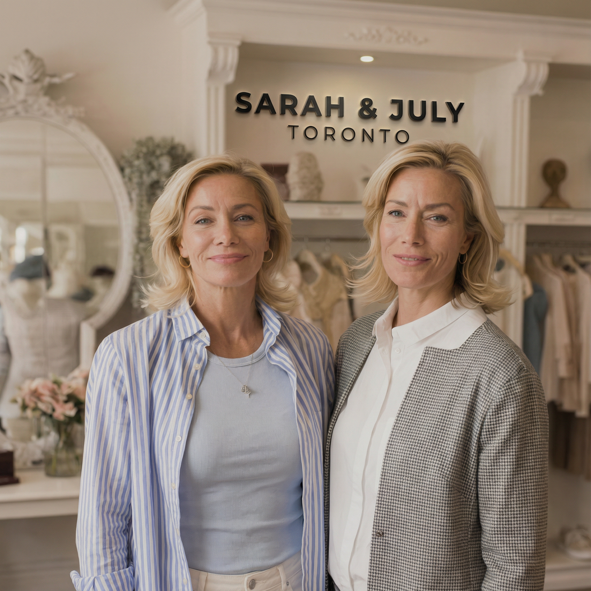 Monique | Patterned Turtleneck Sweater – Sarah & July Toronto